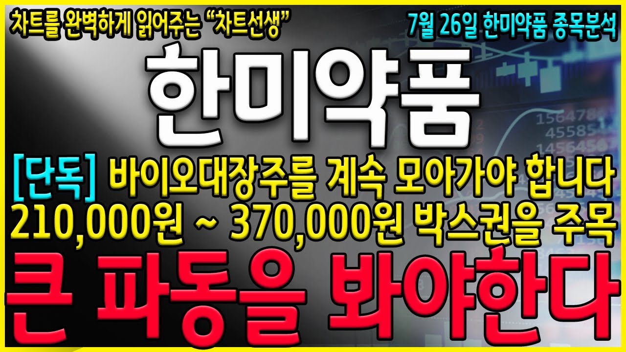 한미약품 주가 전망 3차 파동에서 급등 비만치료제 대장주임을 명심하셔야 합니다 실적은 우상향 주가는 하락 올라 갈 수