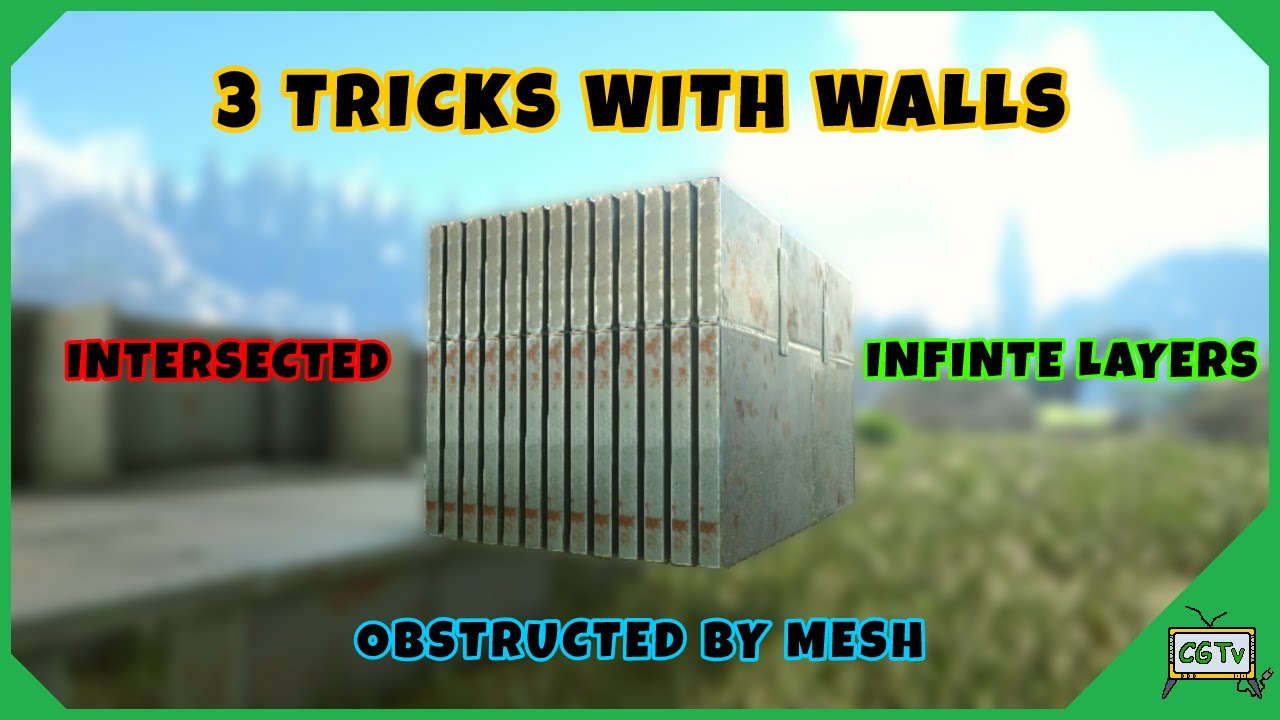 Wall Tricks [ARK] Infinite Layers! - YouTube