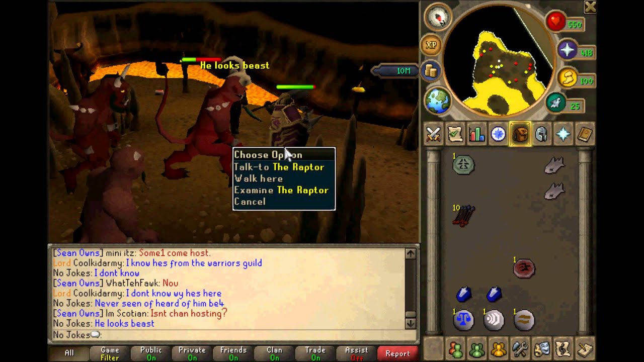 Runescape - The Raptor - What is this thing? - YouTube