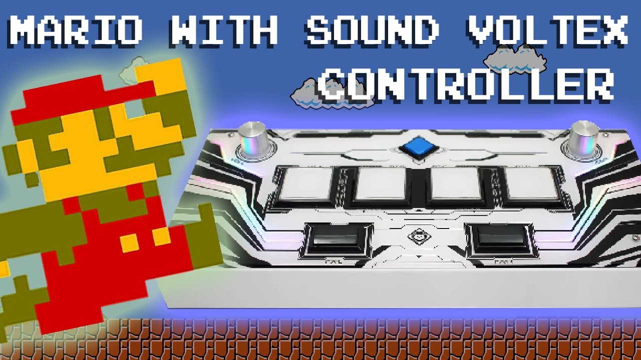 Playing Super Mario Bros. with a Sound Voltex controller - YouTube
