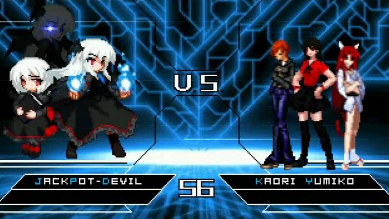 MUGEN - JackPot-Devil (7p) vs 邪悪なクローン Team - YouTube