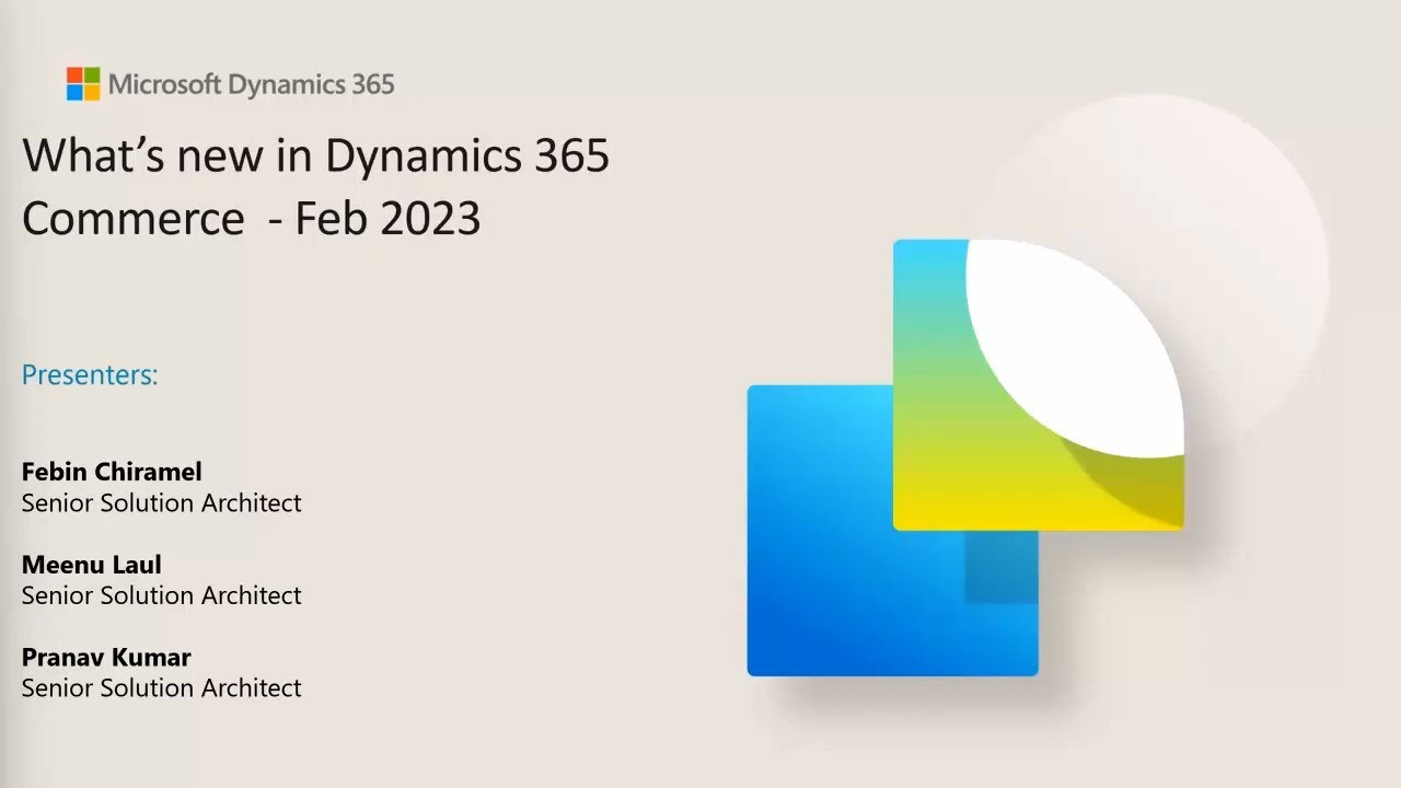 What's new in Dynamics 365 Commerce - Feb 2023 - TechTalk - YouTube