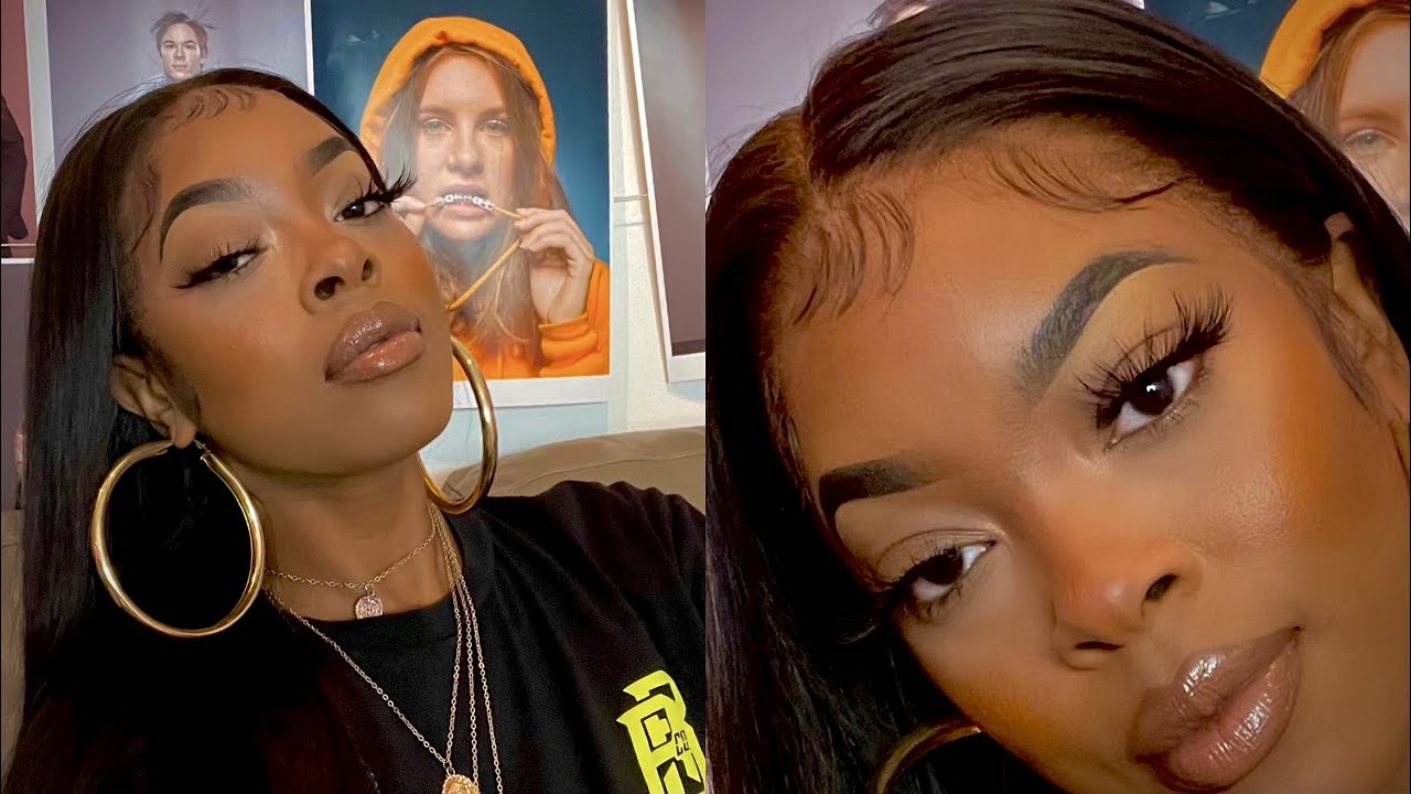 Look like a IG MODEL :)CLEAN HAIRLINE Hidden KNOTS | Clear HD LACE WIG ...