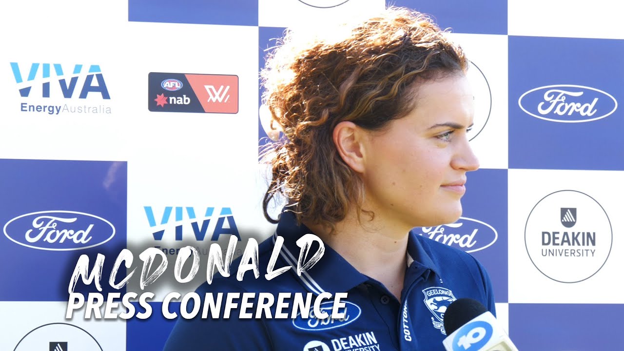 Meg McDonald Press Conference | AFLW Pre Season - YouTube