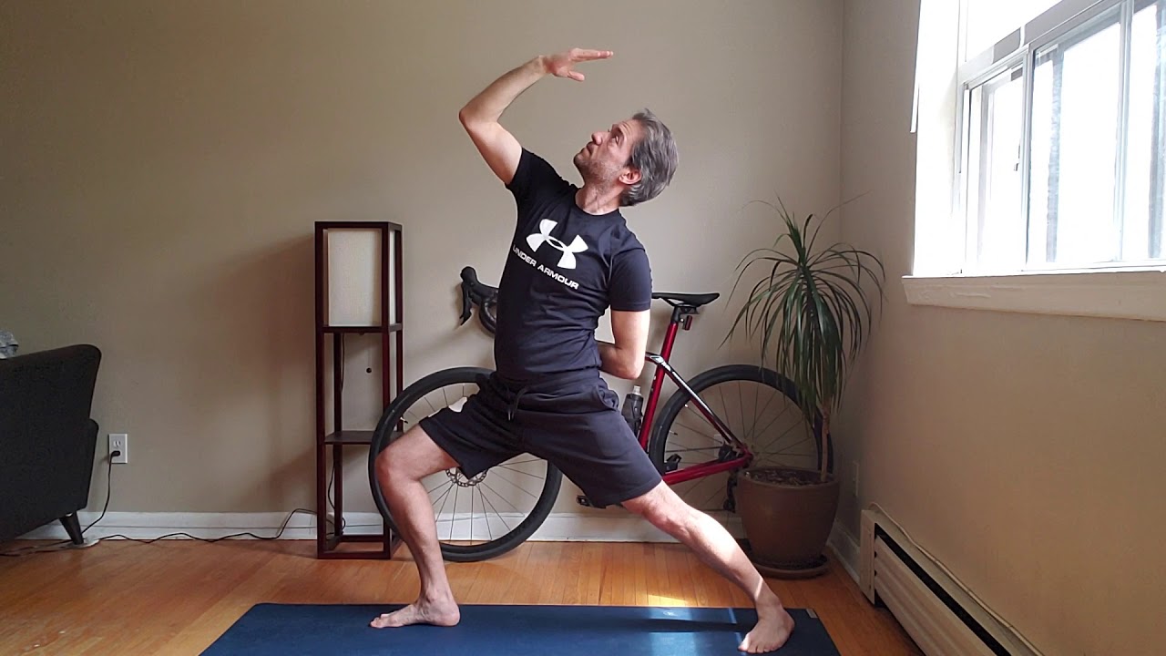 Chair pose, warrior pose! - YouTube