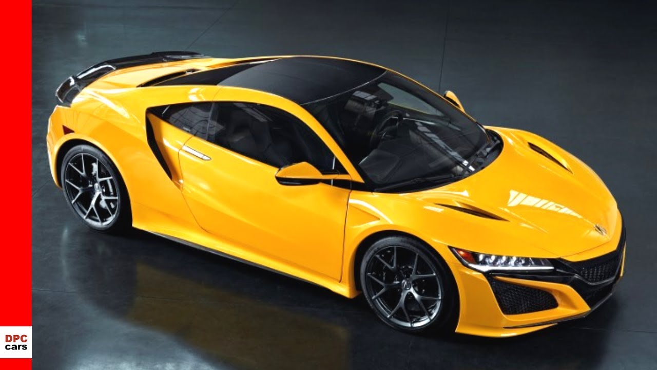 2020 Acura NSX Indy Yellow Pearl - YouTube