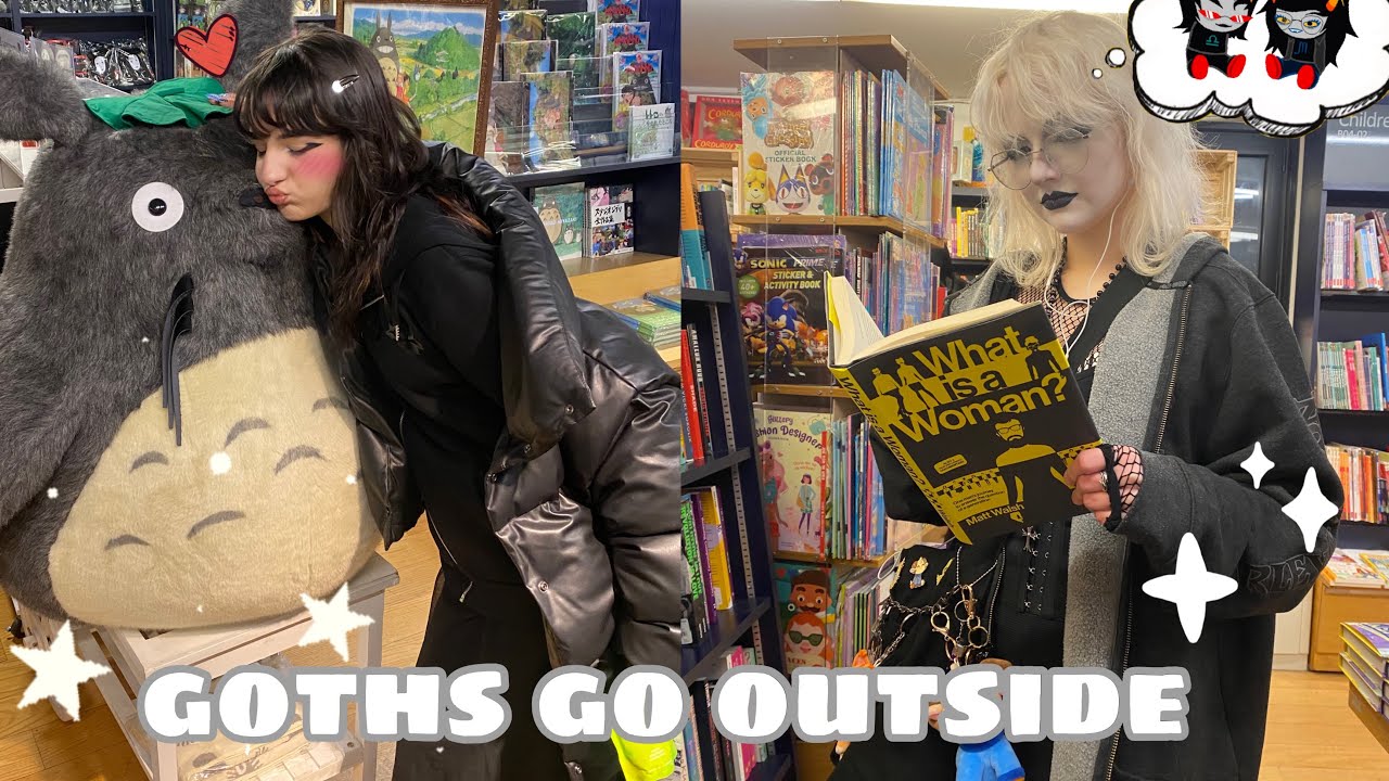 goths go outside | mini-vlog 2/28/24 ♡ - YouTube