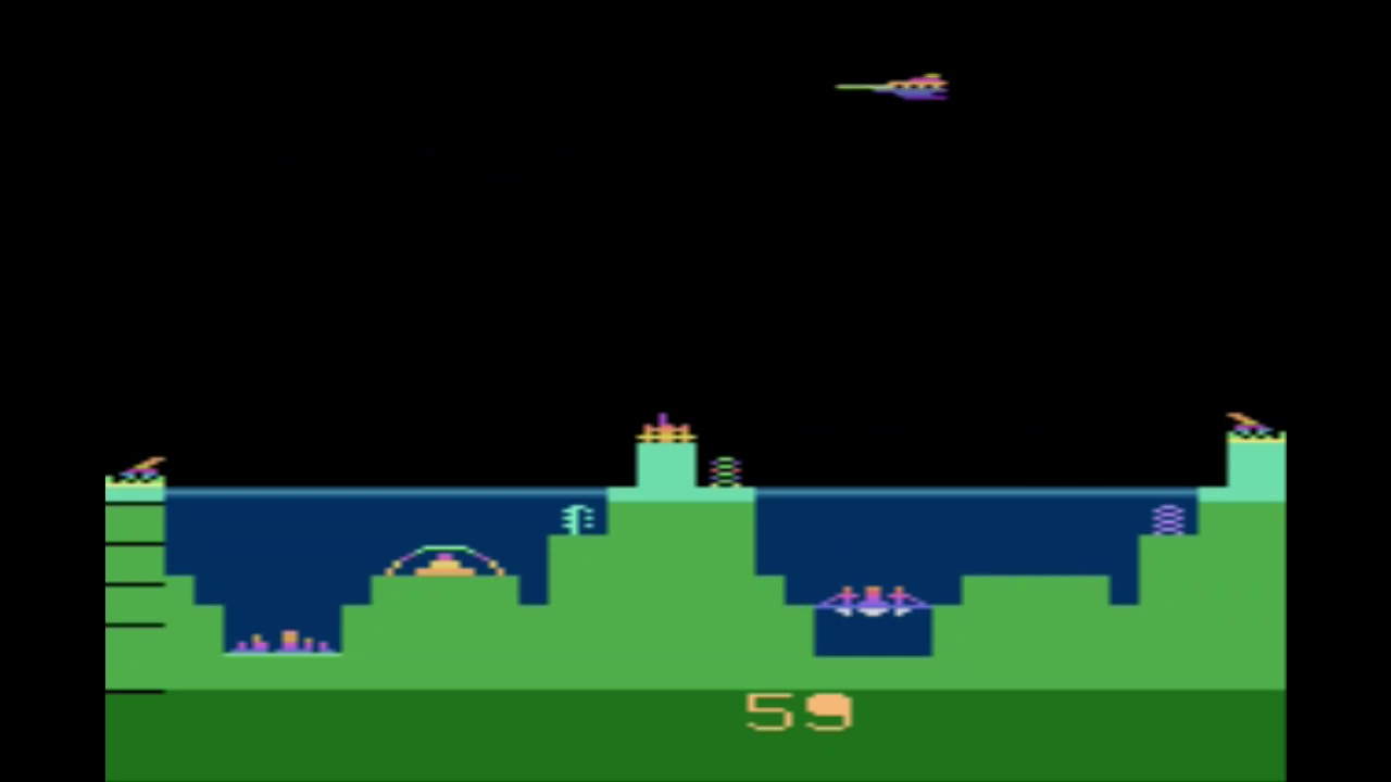 Atlantis II (Atari 2600 Emulated) - YouTube