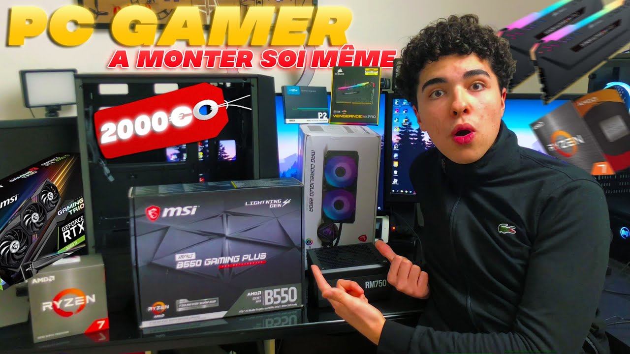JE MONTE MON NOUVEAU PC GAMER À 1500€ - YouTube