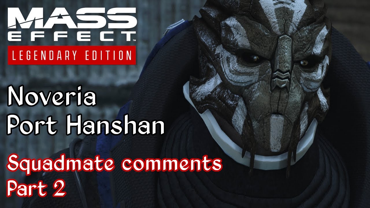Mass Effect - Noveria - Squadmate comments - Part Two - YouTube