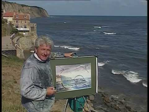Painting in the open air - a brush with Ashley Jackson -Robin Hood Bay ...