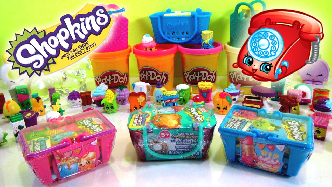 Opening Shopkins Baskets from Seasons 1, 2 and 3. Chatter, Silky ...