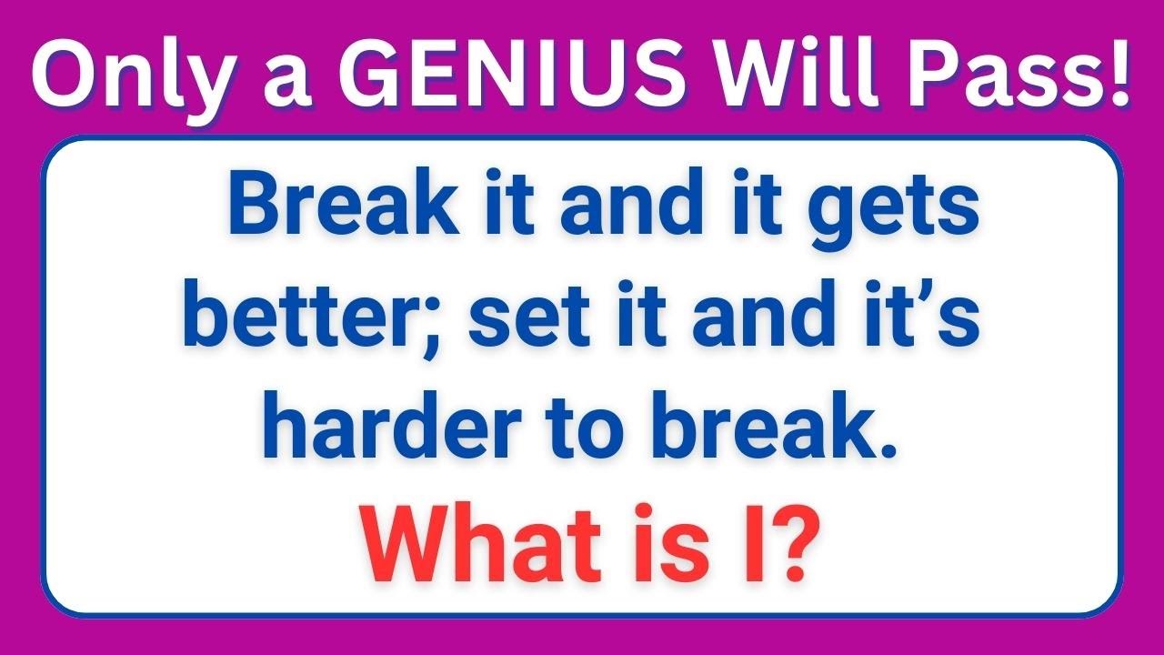 ⏳30 Tricky Riddles That Will Drive You Insane 🧠#trickyriddles # ...