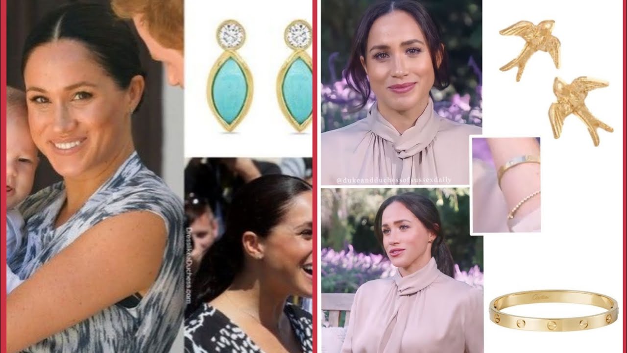 Meghan markle expensive Jewelry Collection #royalfamily - YouTube