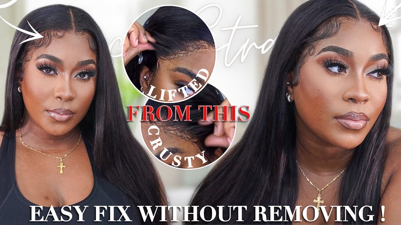 How to FIX old INSTALL without removing WIG + FLAWLESS HD LACE ...