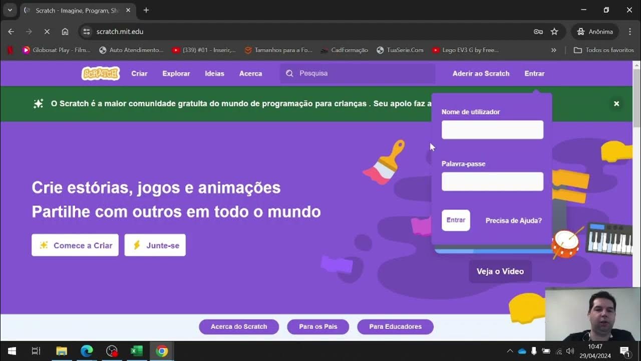04 - Scratch - Como usar o estúdio para disponibilizar os projetos para ...