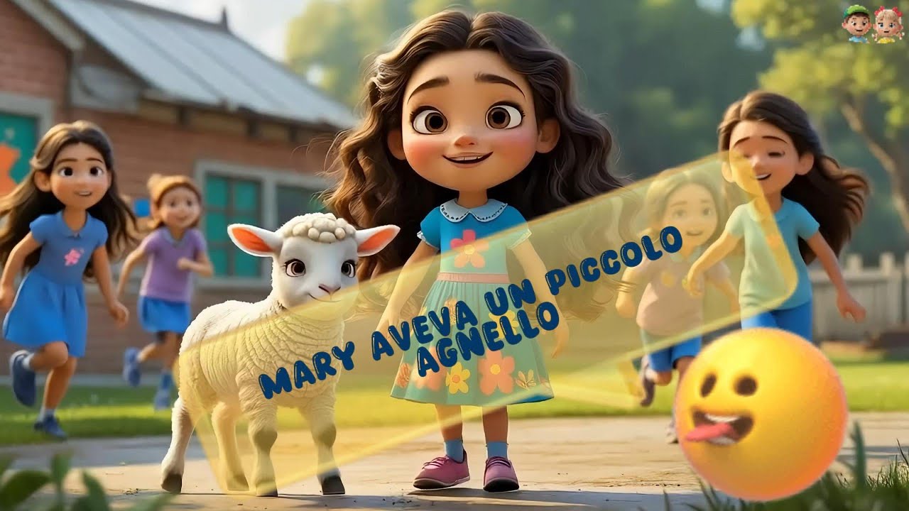 💕🐑 Canzoni per bambini in italiano | Mary aveva un piccolo agnello 💕🐑 ...