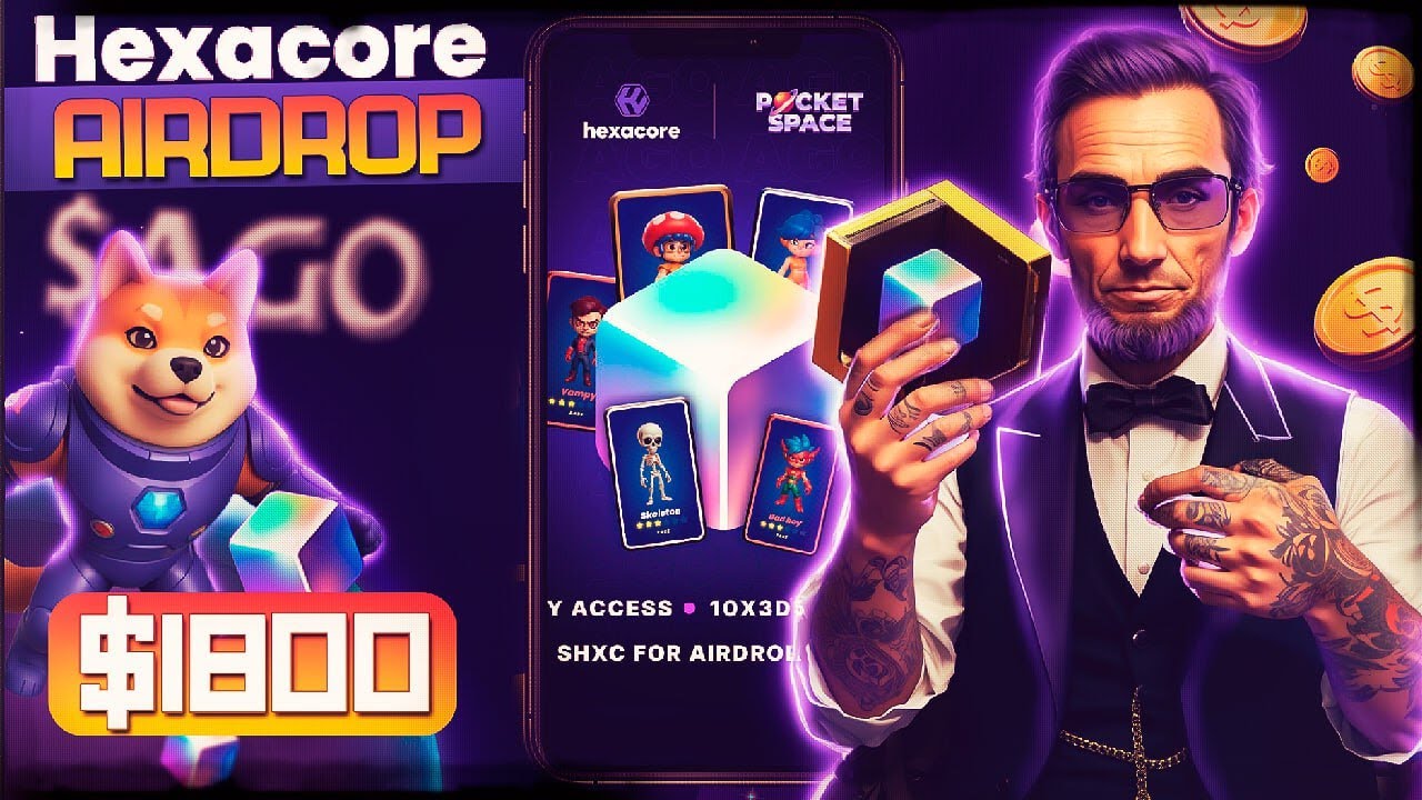 📲Новый ТОП бот в телеграм HEXACOIN BOT | AIRDROP HEXACORE $AGO больше ...