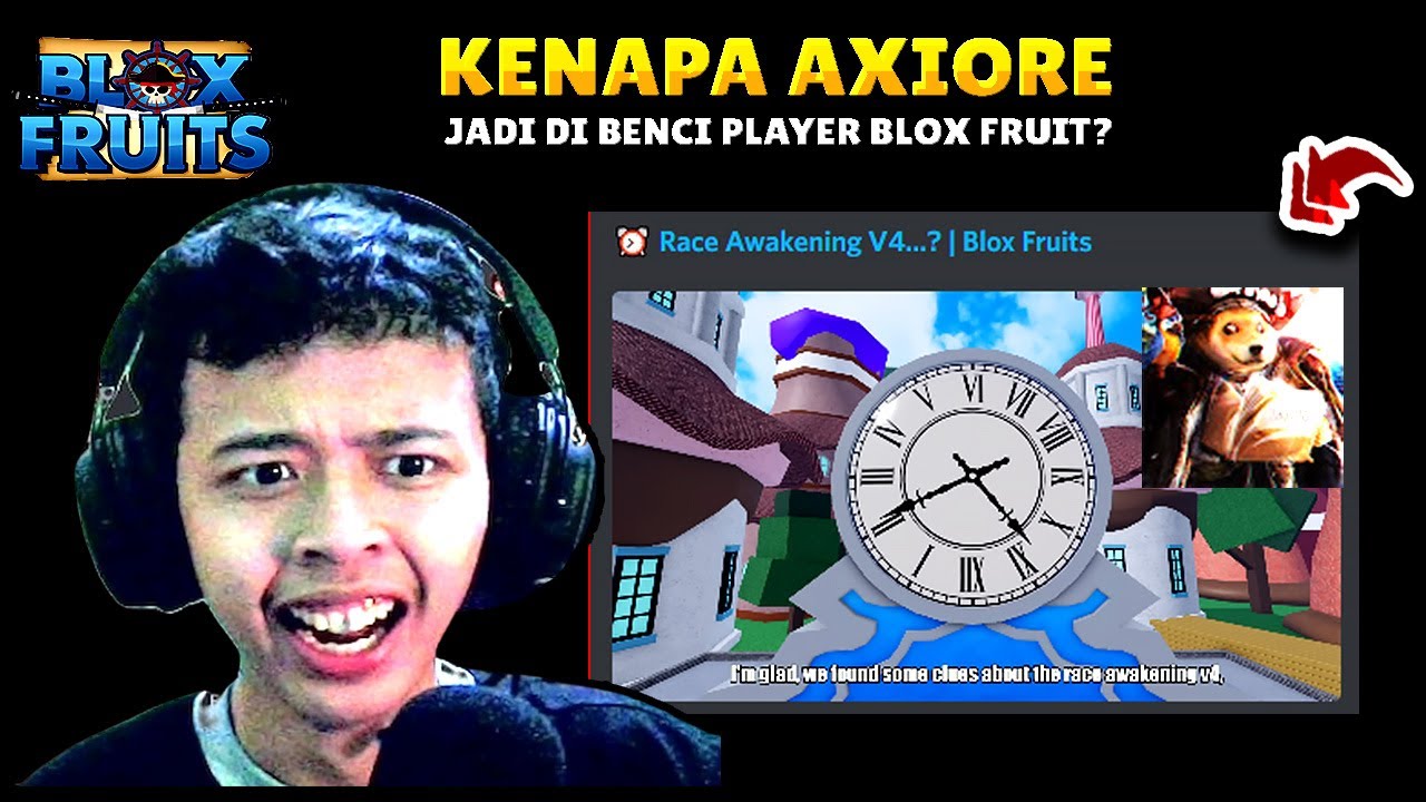 🔴 Kenapa Axiore Di Benci Komunitas Blox Fruit? | Roblox Blox Fruit Indo ...