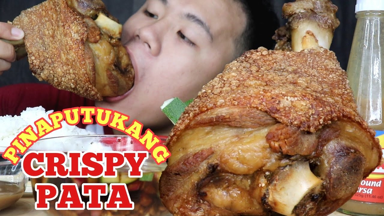 PINAPUTUKANG CRISPY PATA MUKBANG | Crispy Pata | Pinoy Mukbang ...