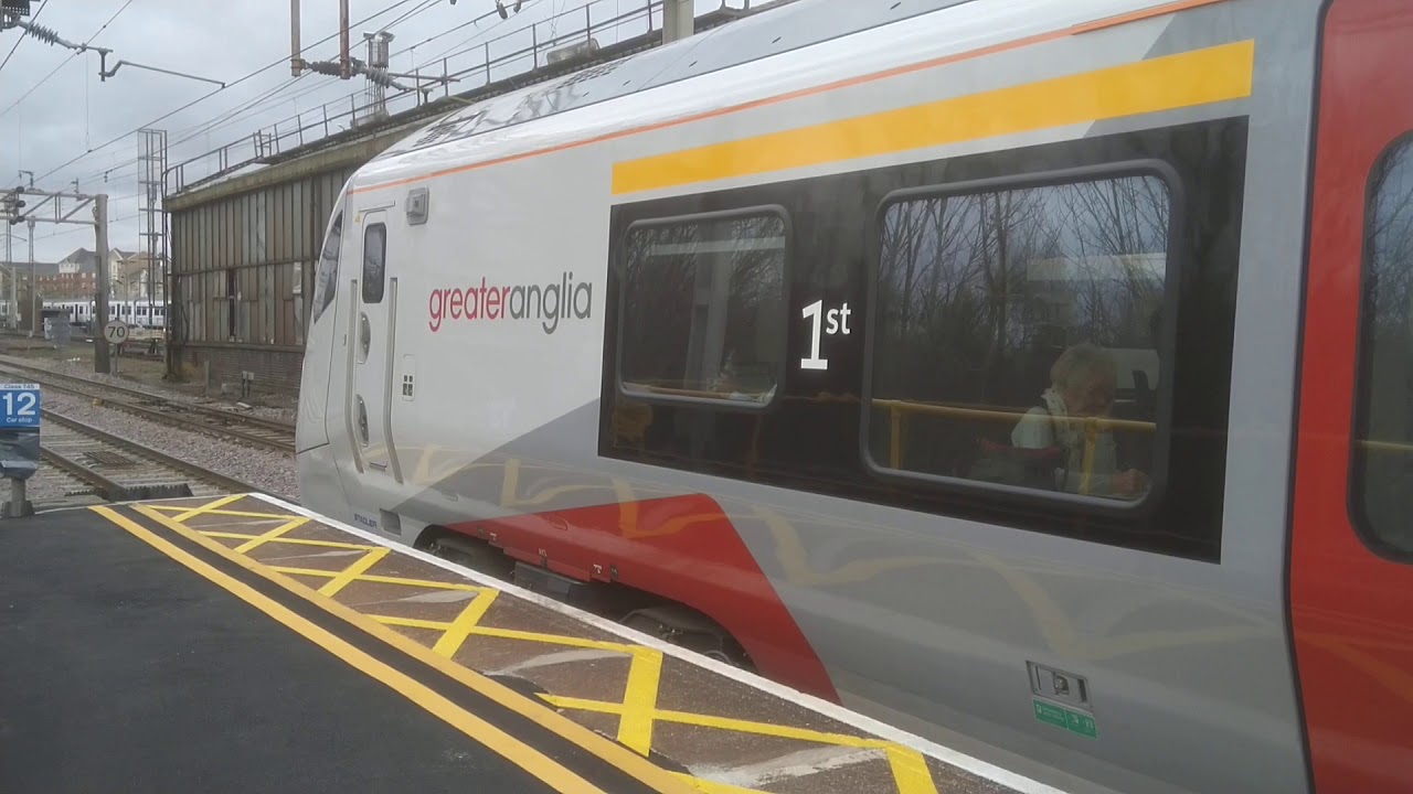 Stadler class 755 greater Anglia seen at Colchester - YouTube