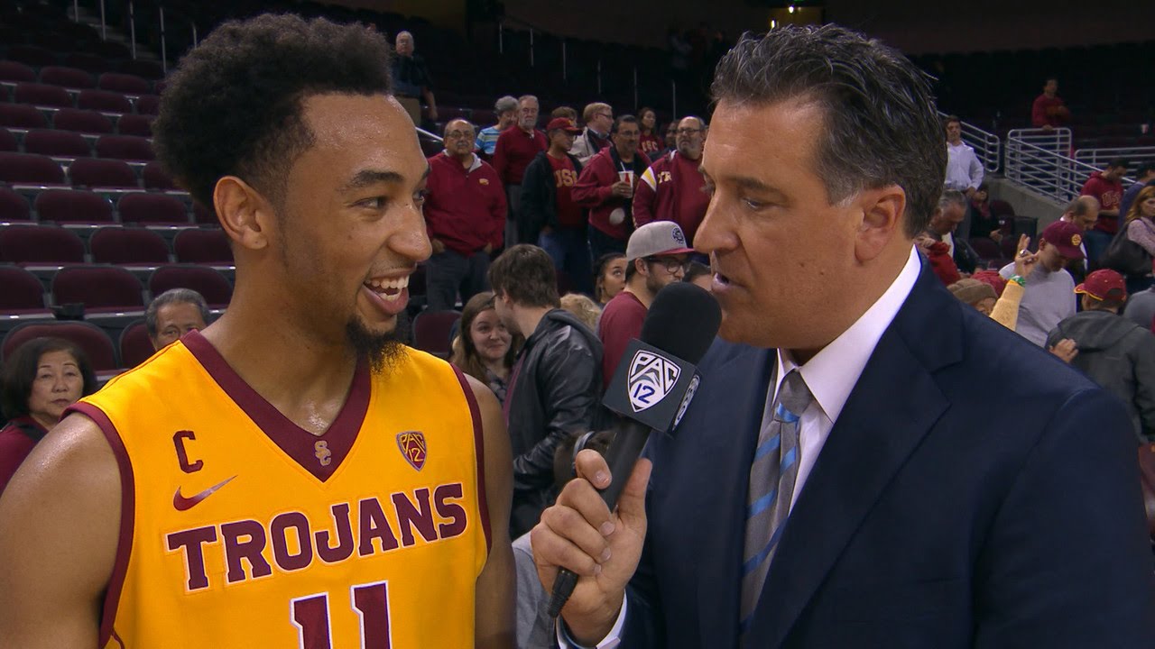 USC men's basketball's Jordan McLaughlin discusses win over Stanford ...