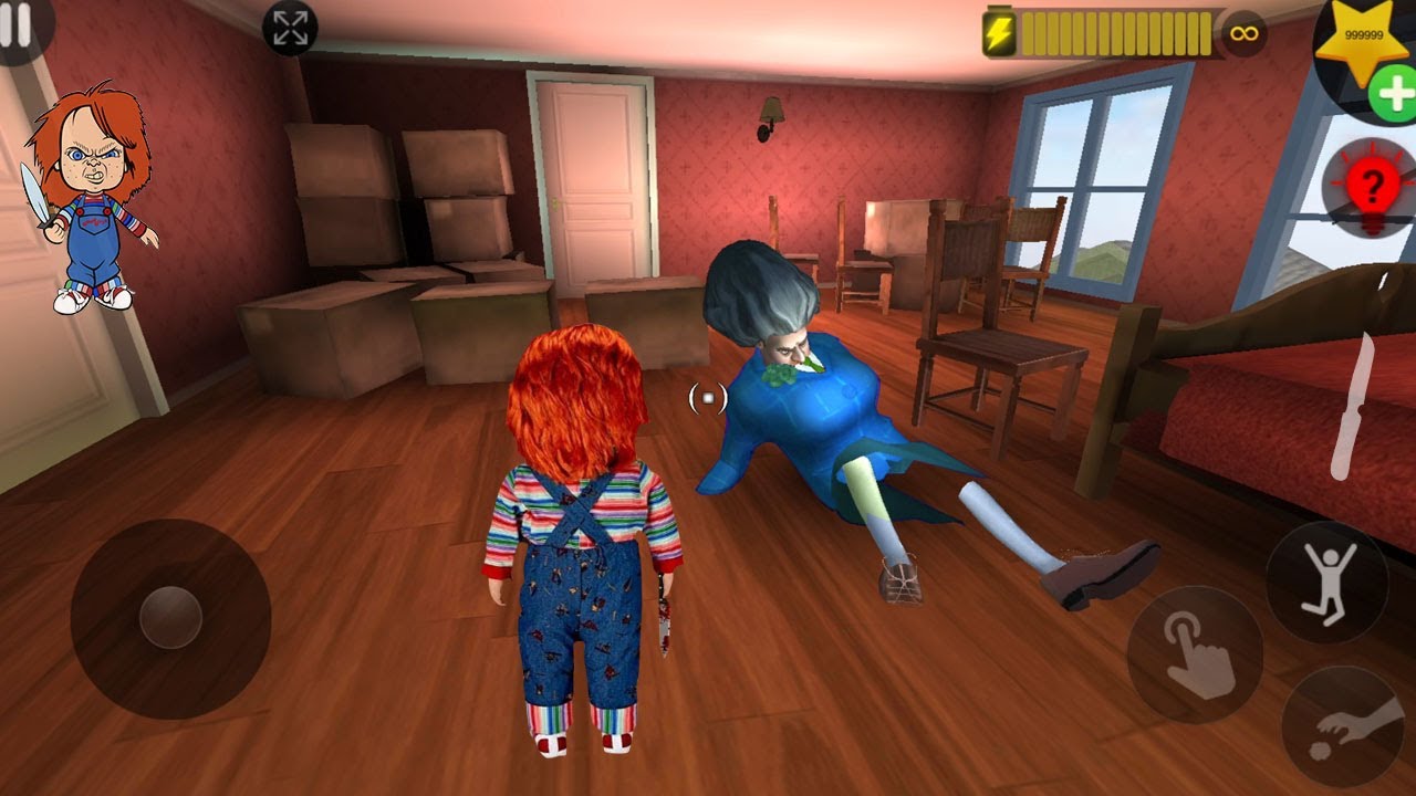 Chucky Trolling Miss T Update Game Scary Teacher 3D Gameplay Android ...