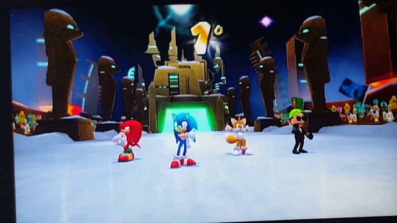 Mario & Sonic at the Olympic winter games Dream Bobsleigh (Team Sonic ...