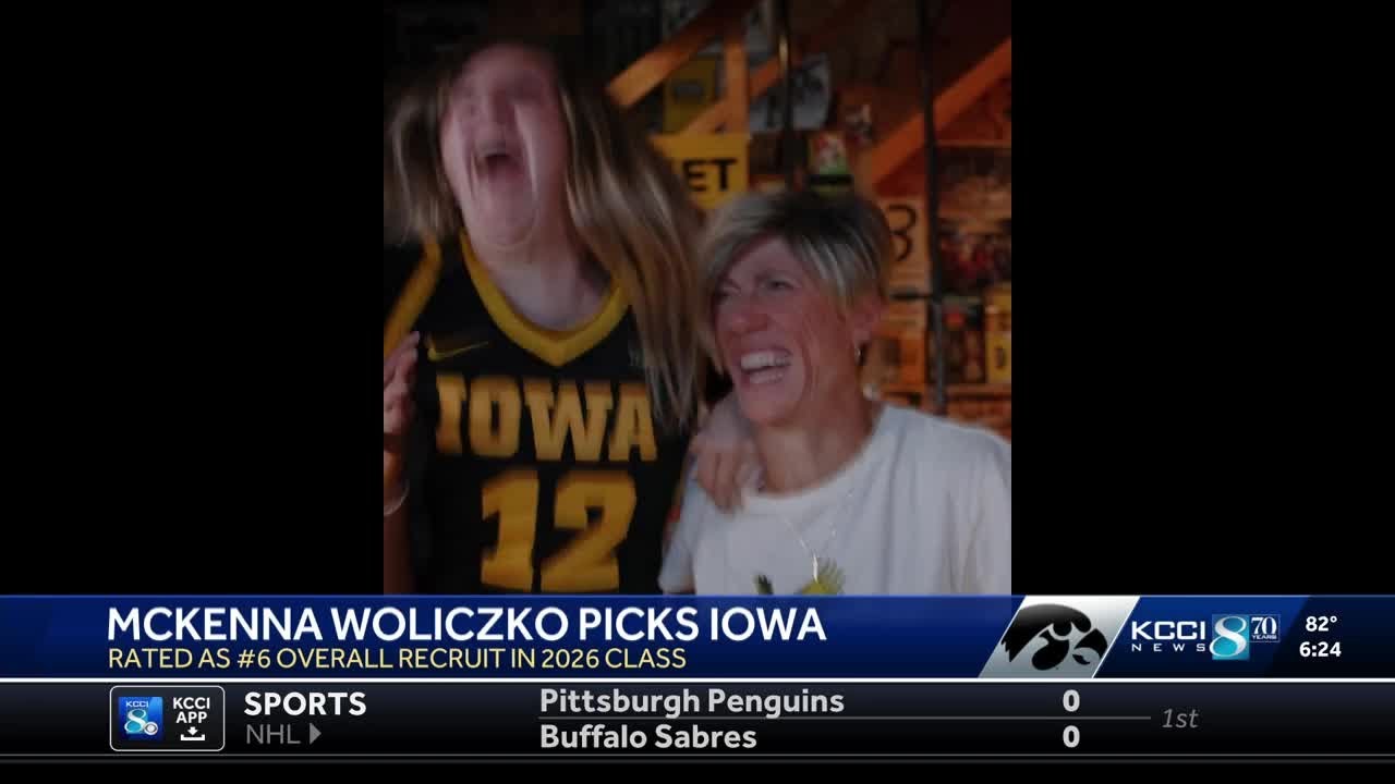 You have to see the moment 5-star recruit McKenna Woliczko commits to ...