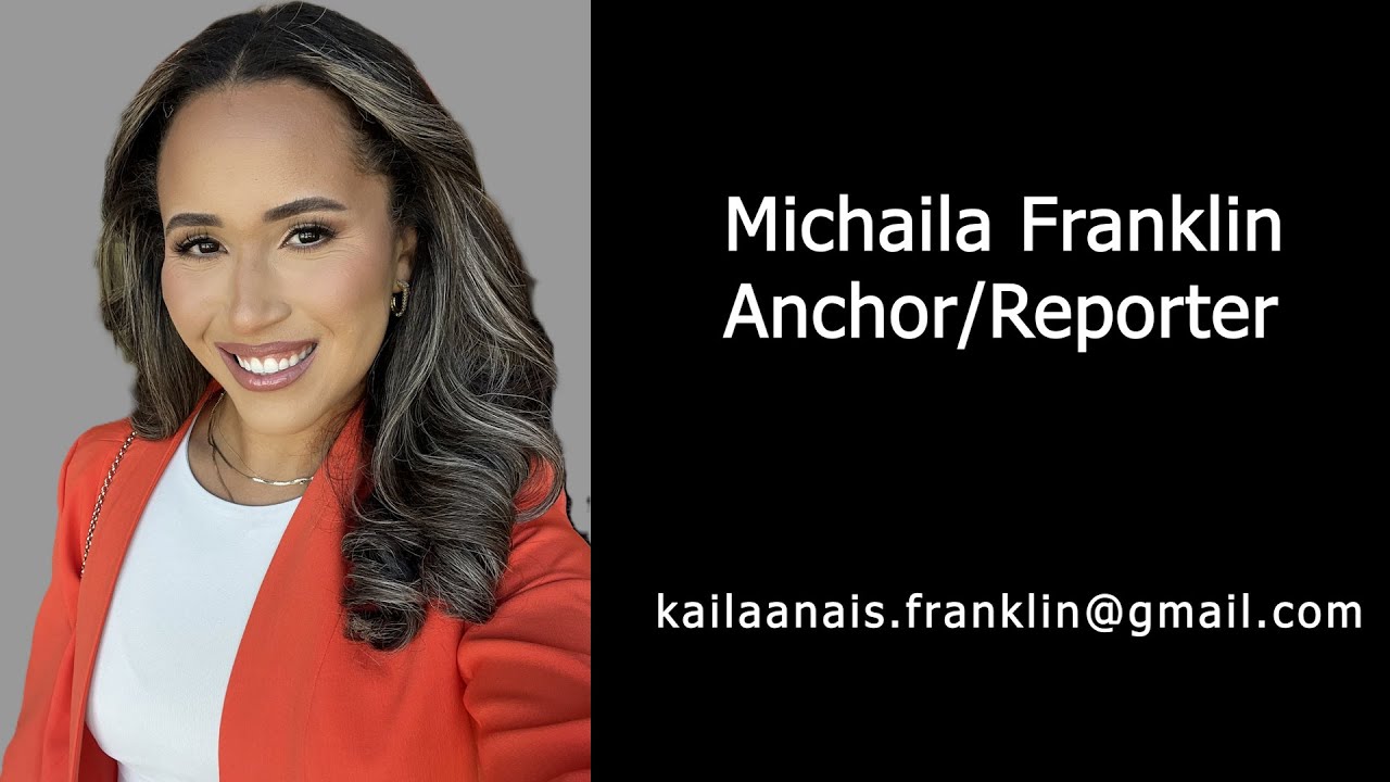 Michaila Franklin - Anchor Reporter Reel - YouTube