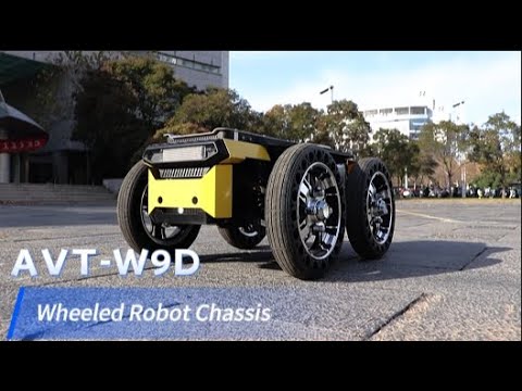 AVT-W9D Wheeled robot chassis #wheeled #chassis #robotchassis - YouTube