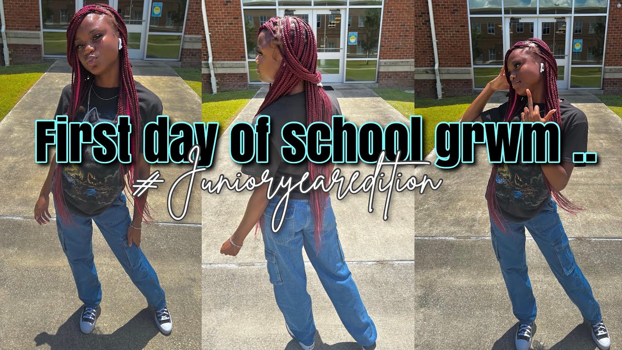 First day of school GRWM | #junioredition 🖤. - YouTube