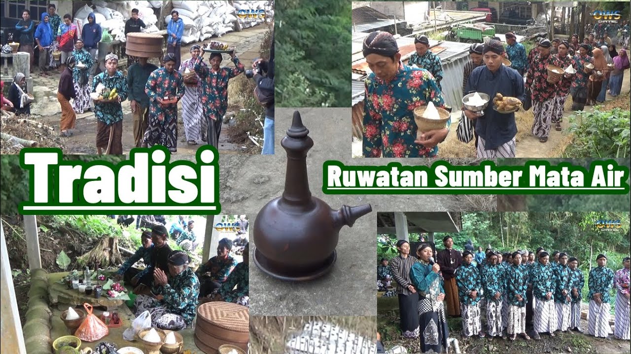 Tradisi Ruwatan Sumber Mata Air Diwekan Glapansari Temanggung - YouTube