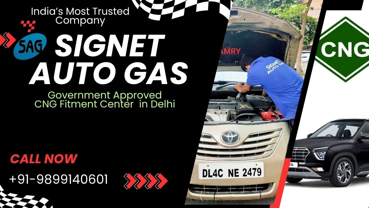 Government Approved CNG Fitment Center in Delhi | Signet Auto Gas - YouTube
