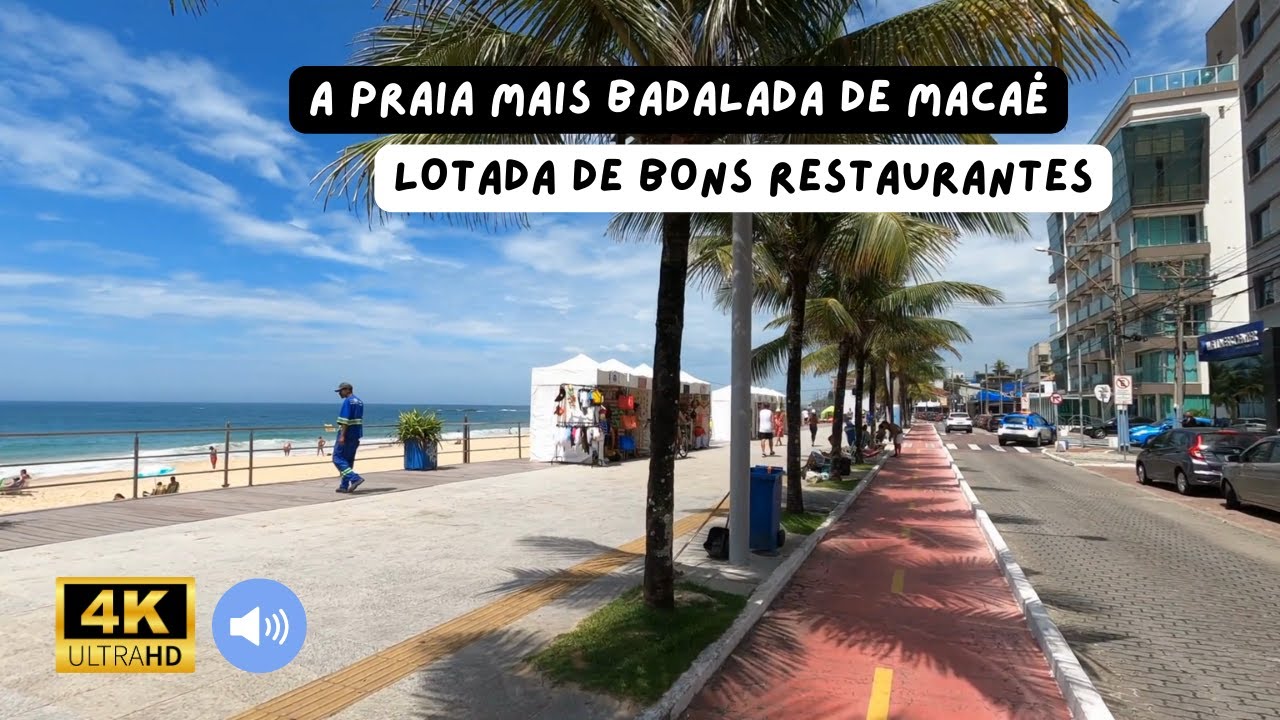 A bela orla da Praia dos Cavaleiros - Macaé RJ - YouTube