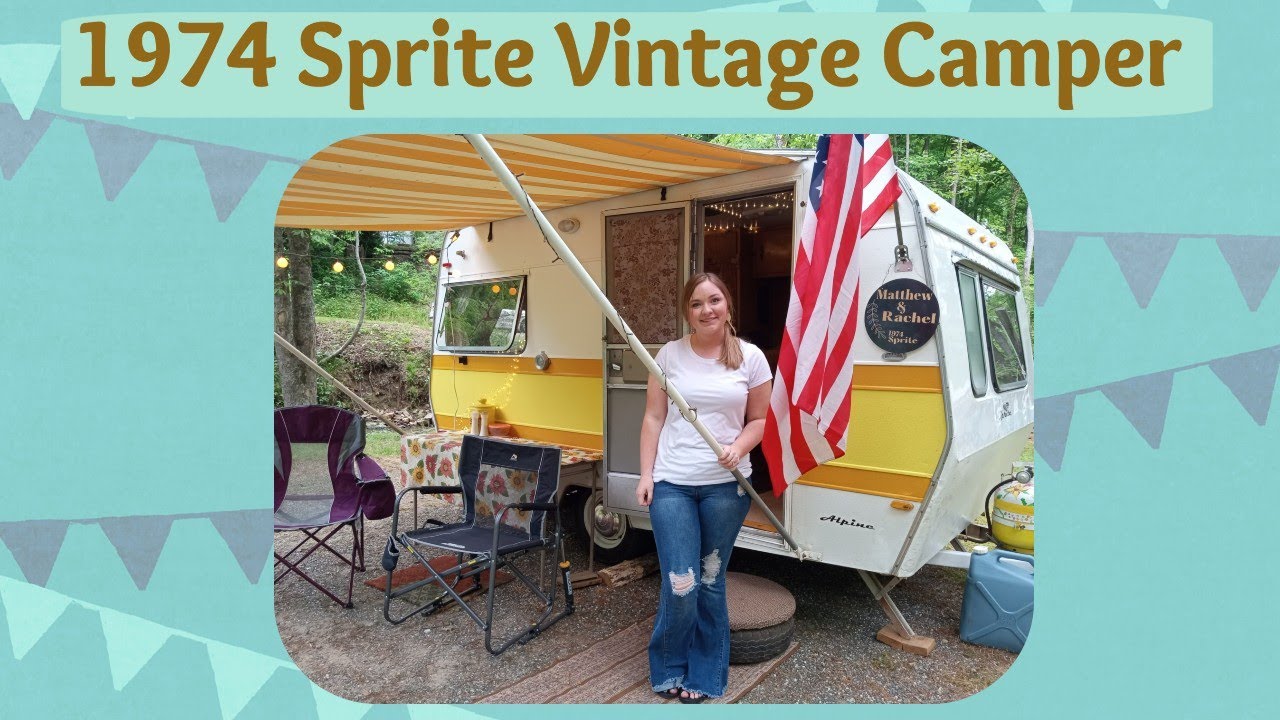 Tour Of 1974 Sprite // Vintage Camper - YouTube