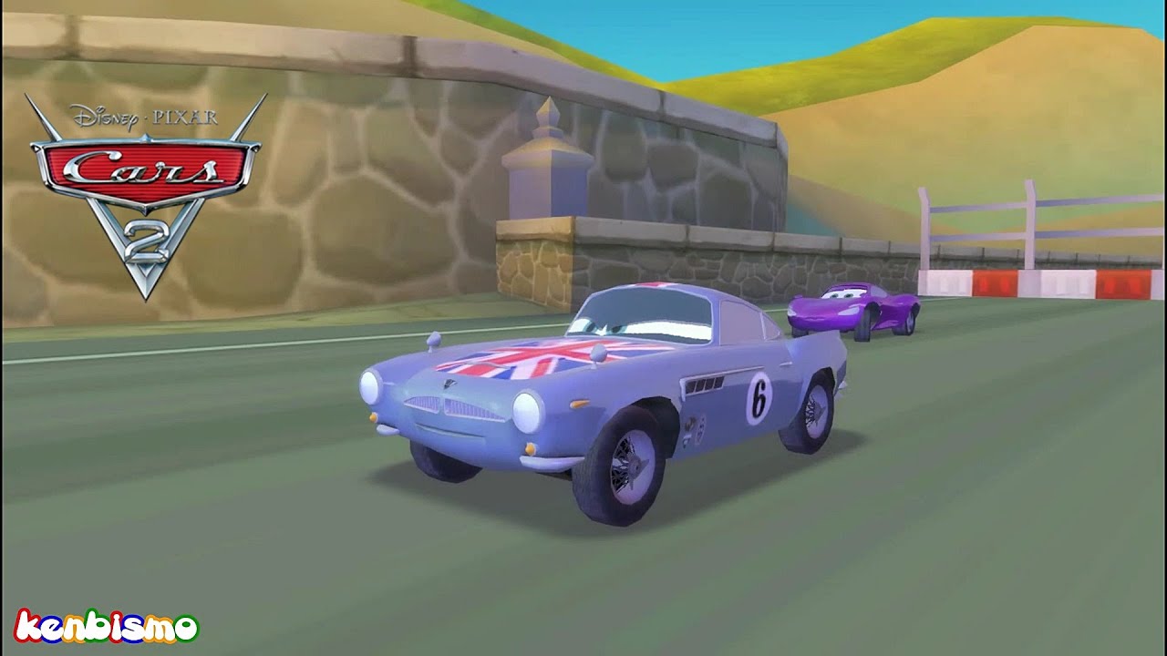 Finn Union Jack race at Casino Tour, Cars 2 The Video Game PC Gameplay ...