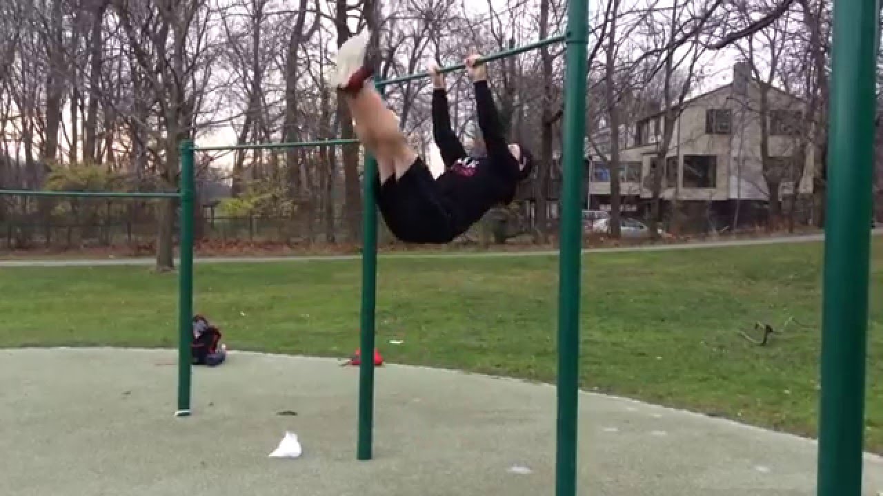 Hanging Leg Raise, Toes to Bar - YouTube