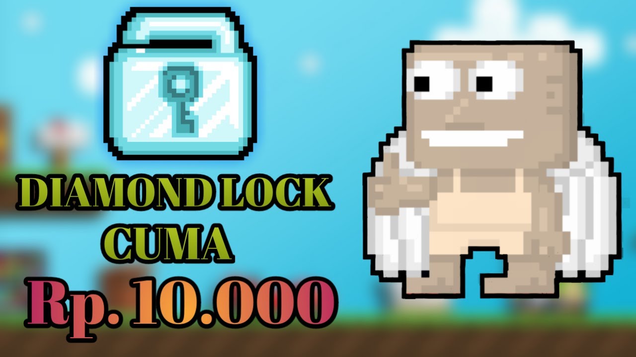 1 DL CUMA Rp.10.000 ?! | TEMPAT BELI DIAMOND LOCK GROWTOPIA TERMURAH ...