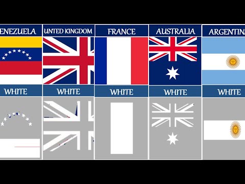 Countries Having White Color in Their Flag - YouTube