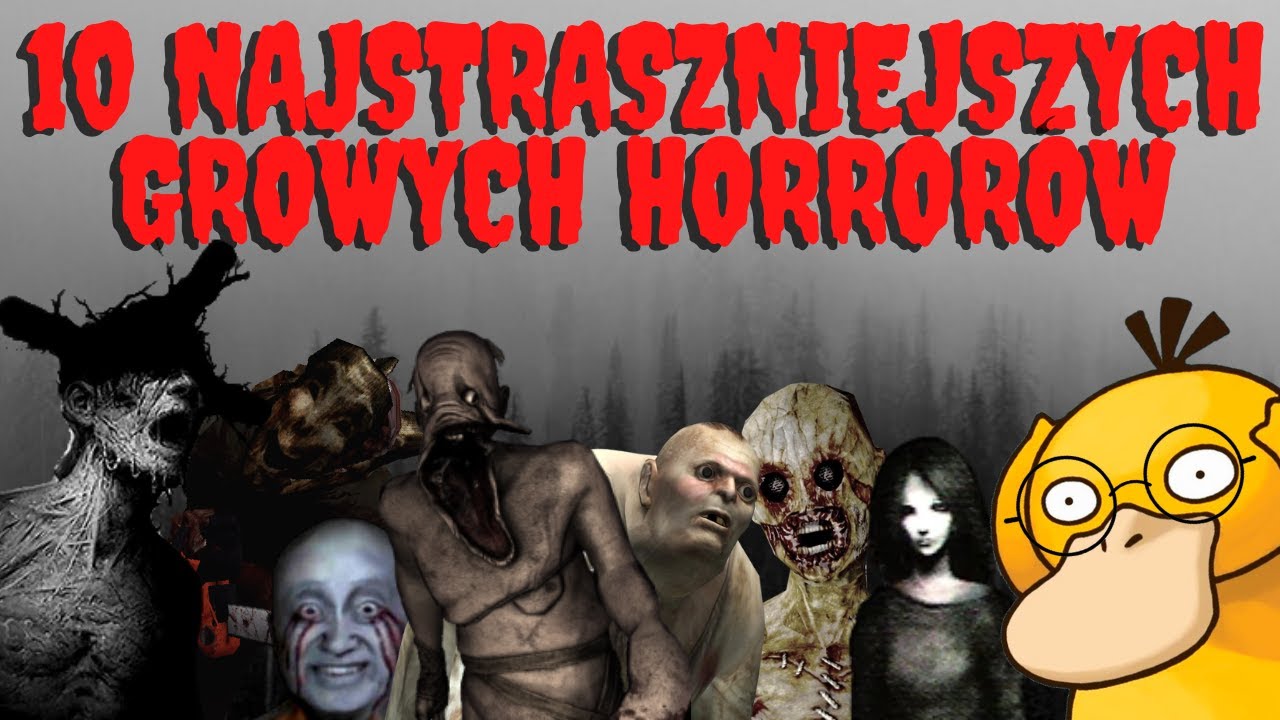 TOP 10 NAJSTRASZNIEJSZYCH GIER HORRORÓW 🎮🔪🩸 - YouTube