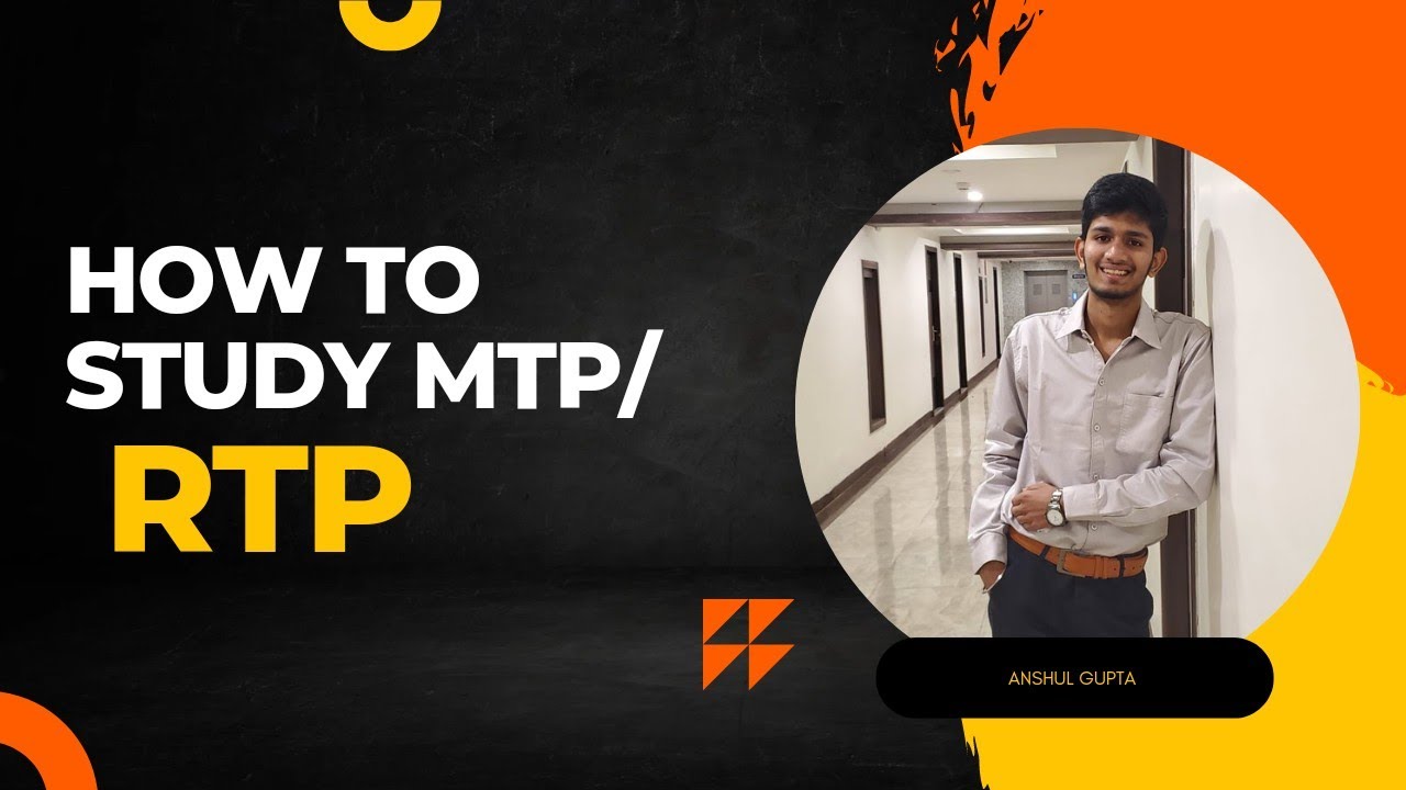 How to study MTP / RTP during ca preparation | Most asked question ...