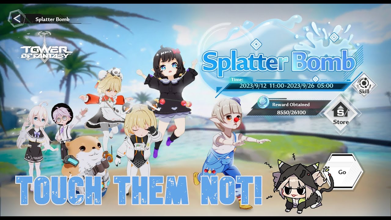 Project protect the AFKs | Splatter Bomb event - Tower of Fantasy - YouTube