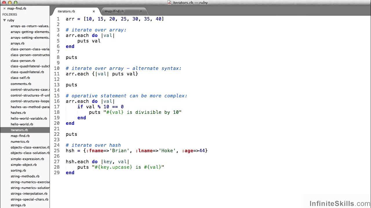 Ruby On Rails Tutorial | Iterating Over Collections - YouTube