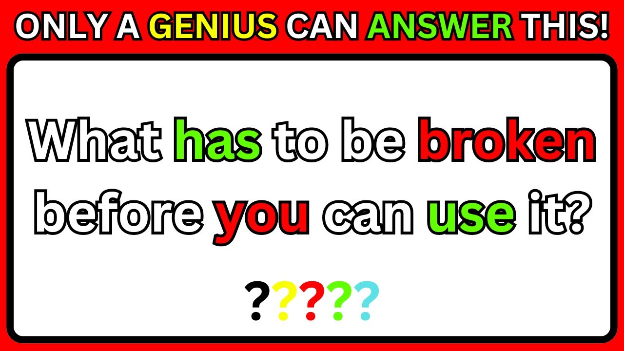Only a genius can answer these tricky riddles | Riddles in English ...