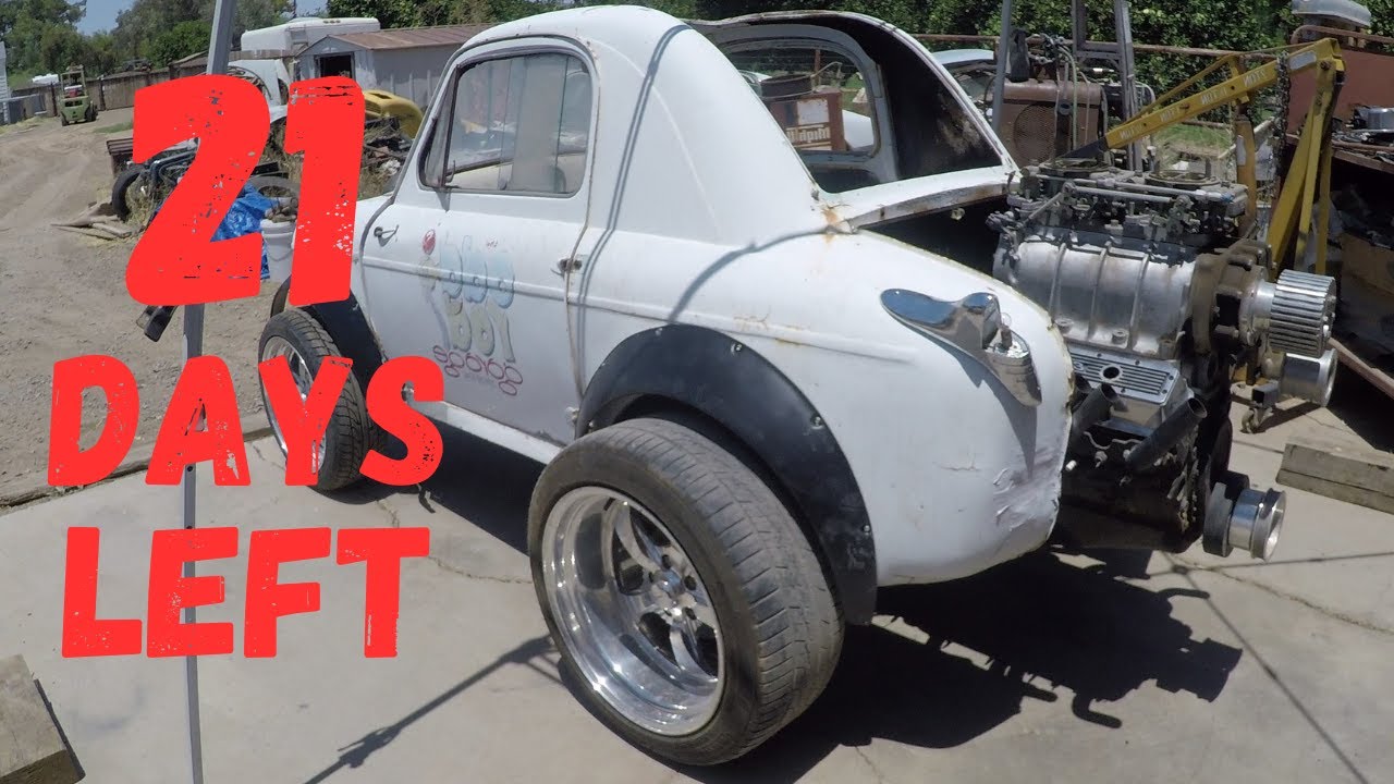 We are runnig out of time on the blown microcar build! - YouTube