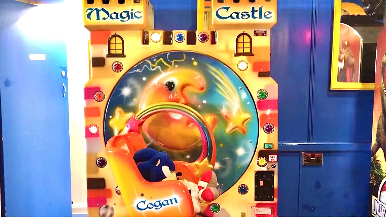 Sonic The Hedgehog Plush Rides Cogan Magic Castle Coin Operated Kiddie ...