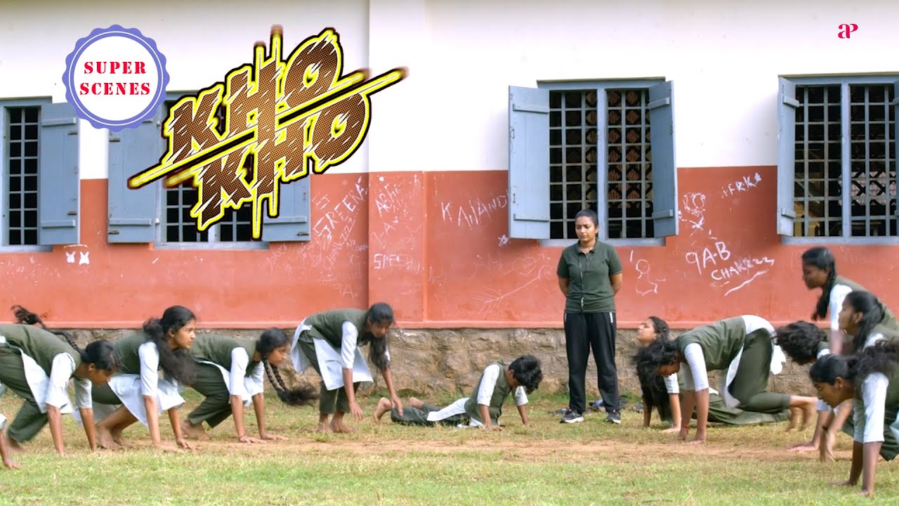 Kho-Kho Super Scenes | Rajisha tries to build a girls' kho-kho team in the school | Rajisha ...