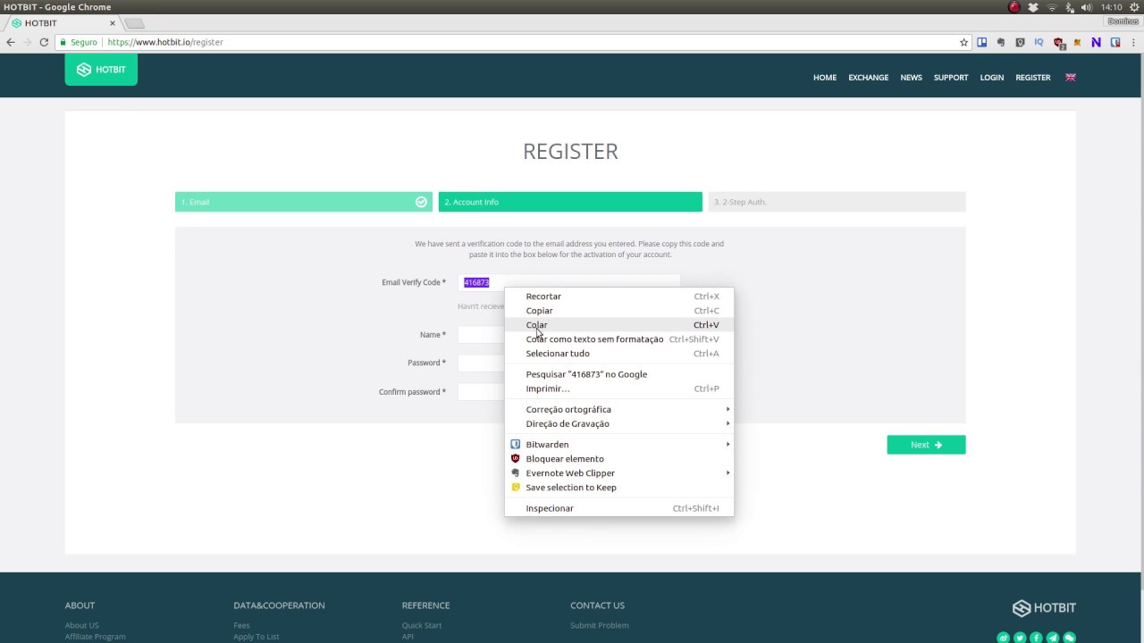 Como Fazer uma Conta na HOTBIT - YouTube