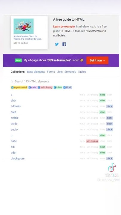 Cách nhận biết thẻ inline hay block trong html - YouTube